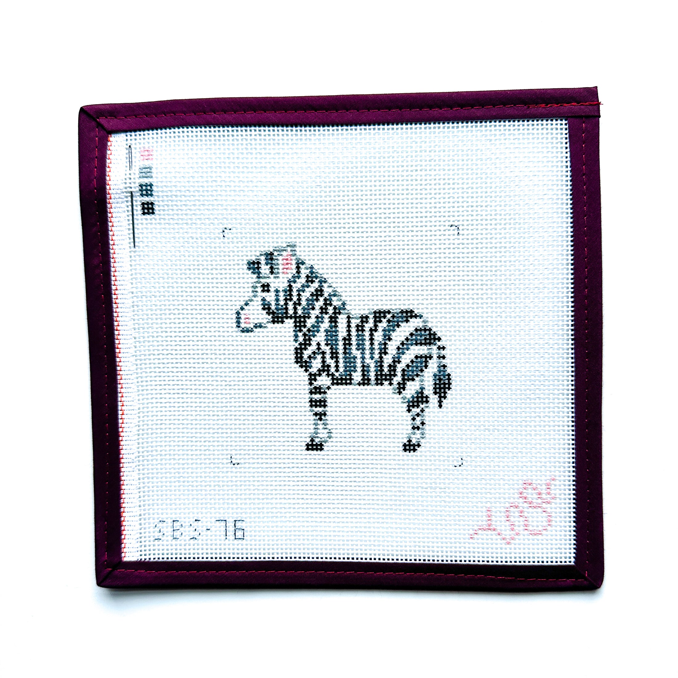 Baby Zebra Needlepoint Canvas – Spellbound Stitchery
