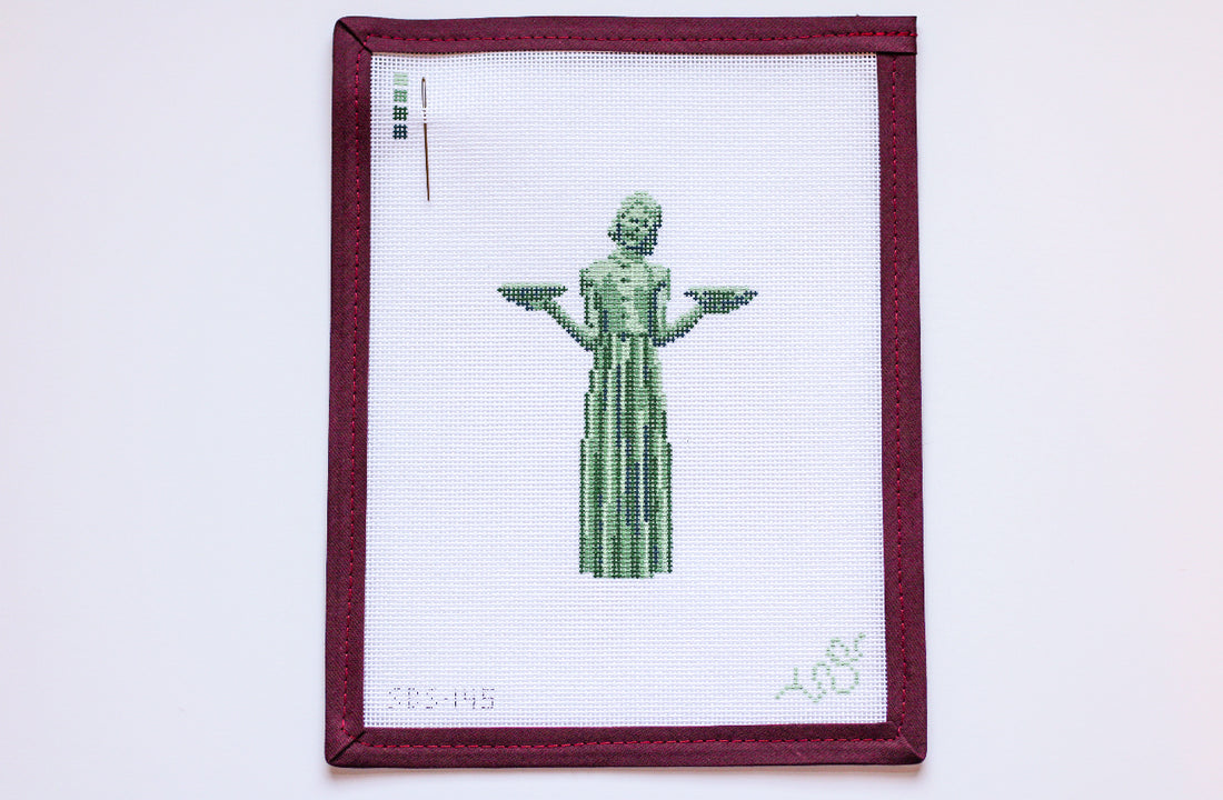 Savannah Bird Girl Needlepoint Canvas – Spellbound Stitchery