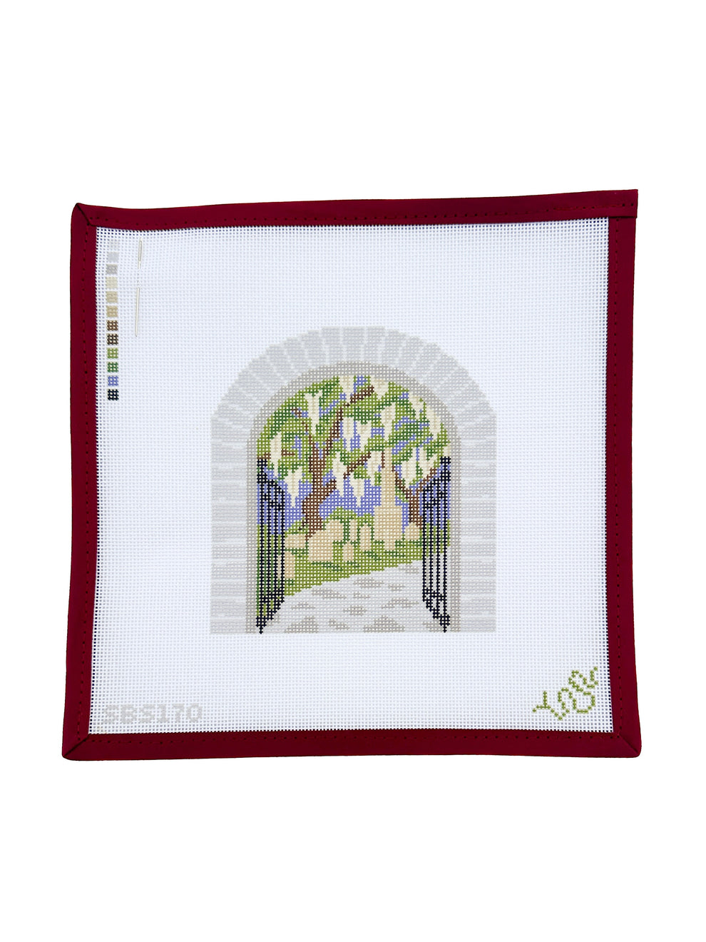 Southern Gothic Cemetery Needlepoint Canvas – Spellbound Stitchery