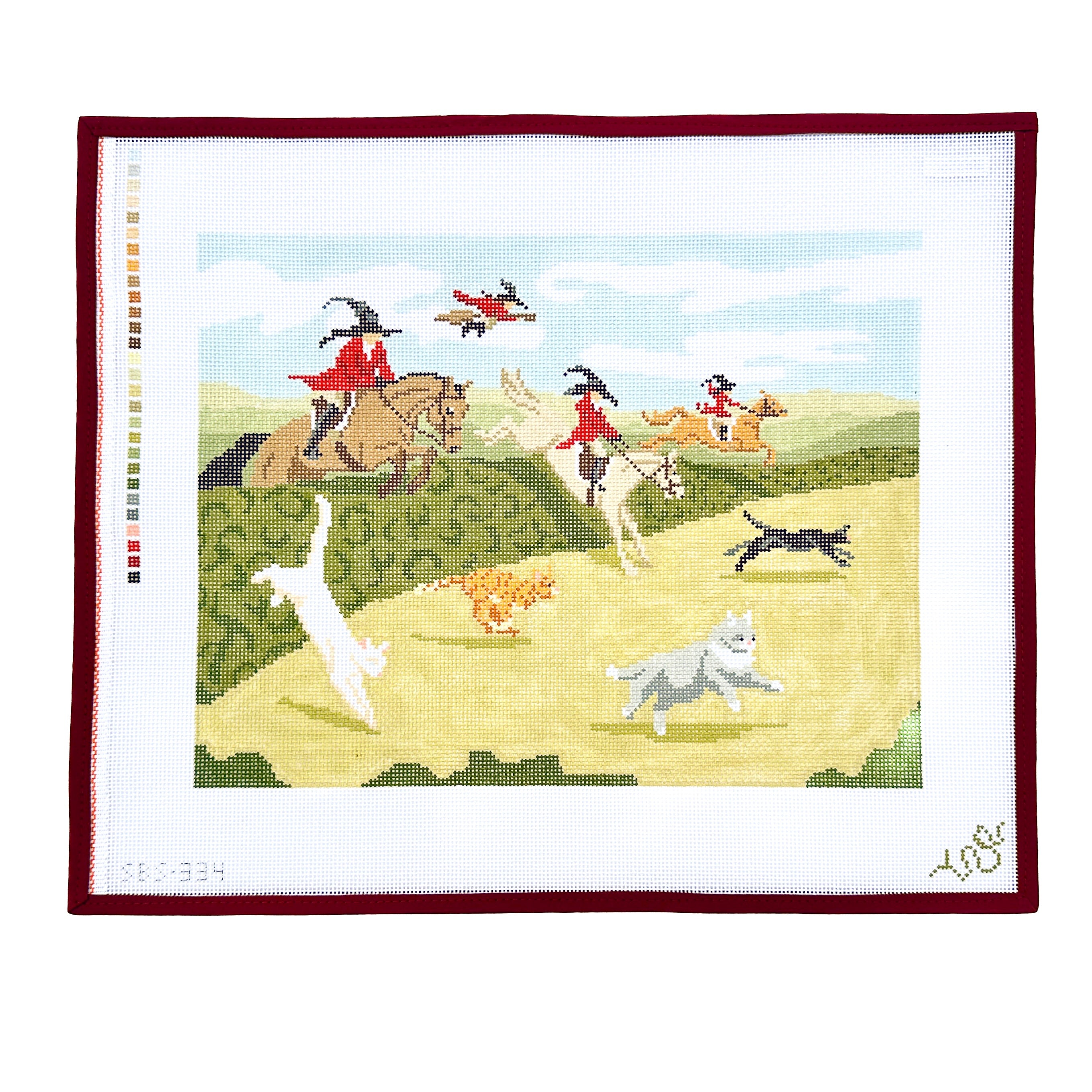 Witch Hunt Needlepoint Canvas – Spellbound Stitchery