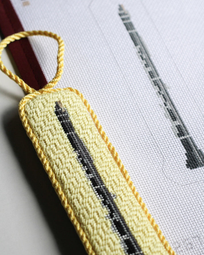 Clarinet Needlepoint Canvas – Spellbound Stitchery
