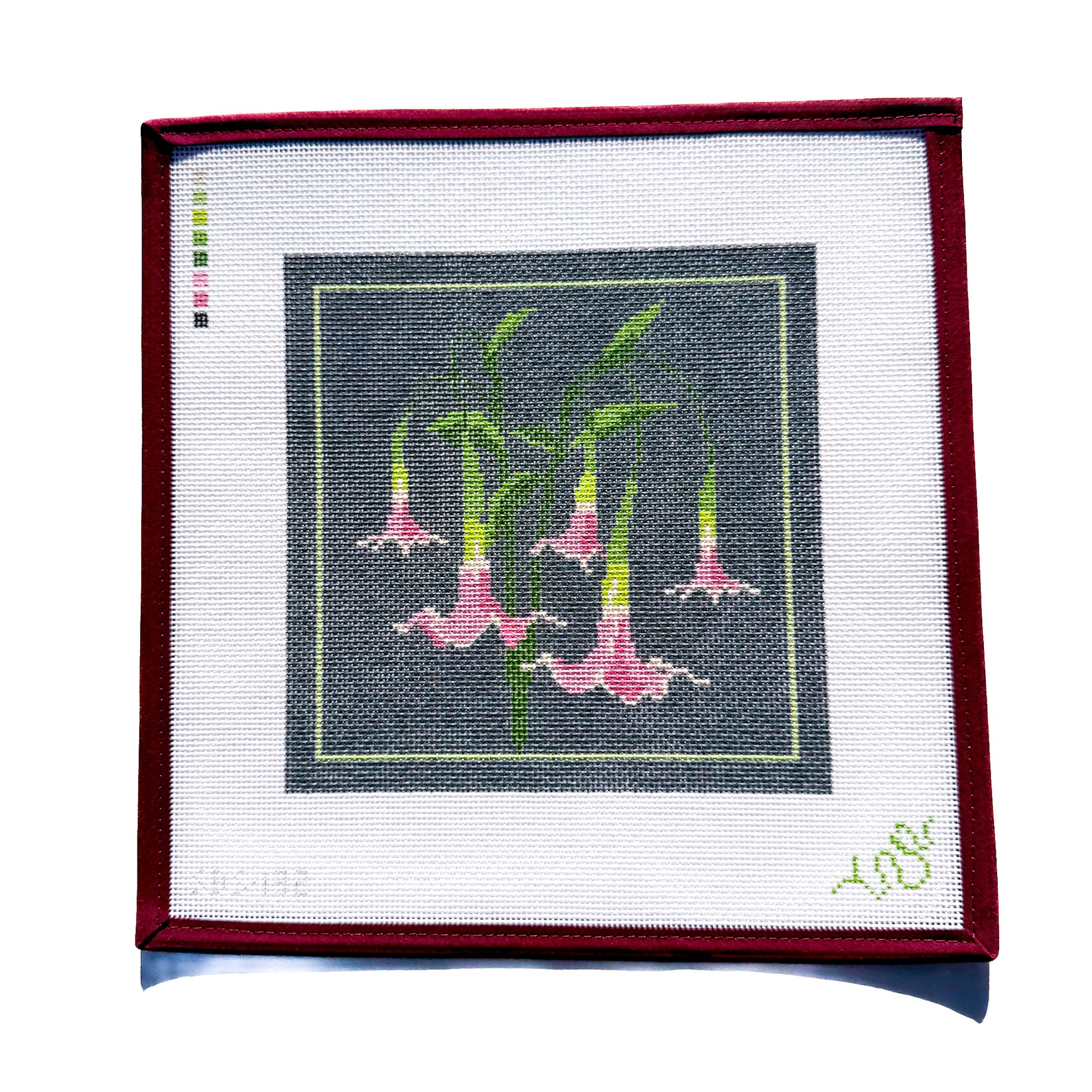 Angel's Trumpet Hand Painted Needlepoint Canvas – Spellbound Stitchery