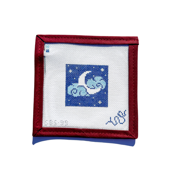 Crescent Moon Mini Needlepoint Kit – Spellbound Stitchery