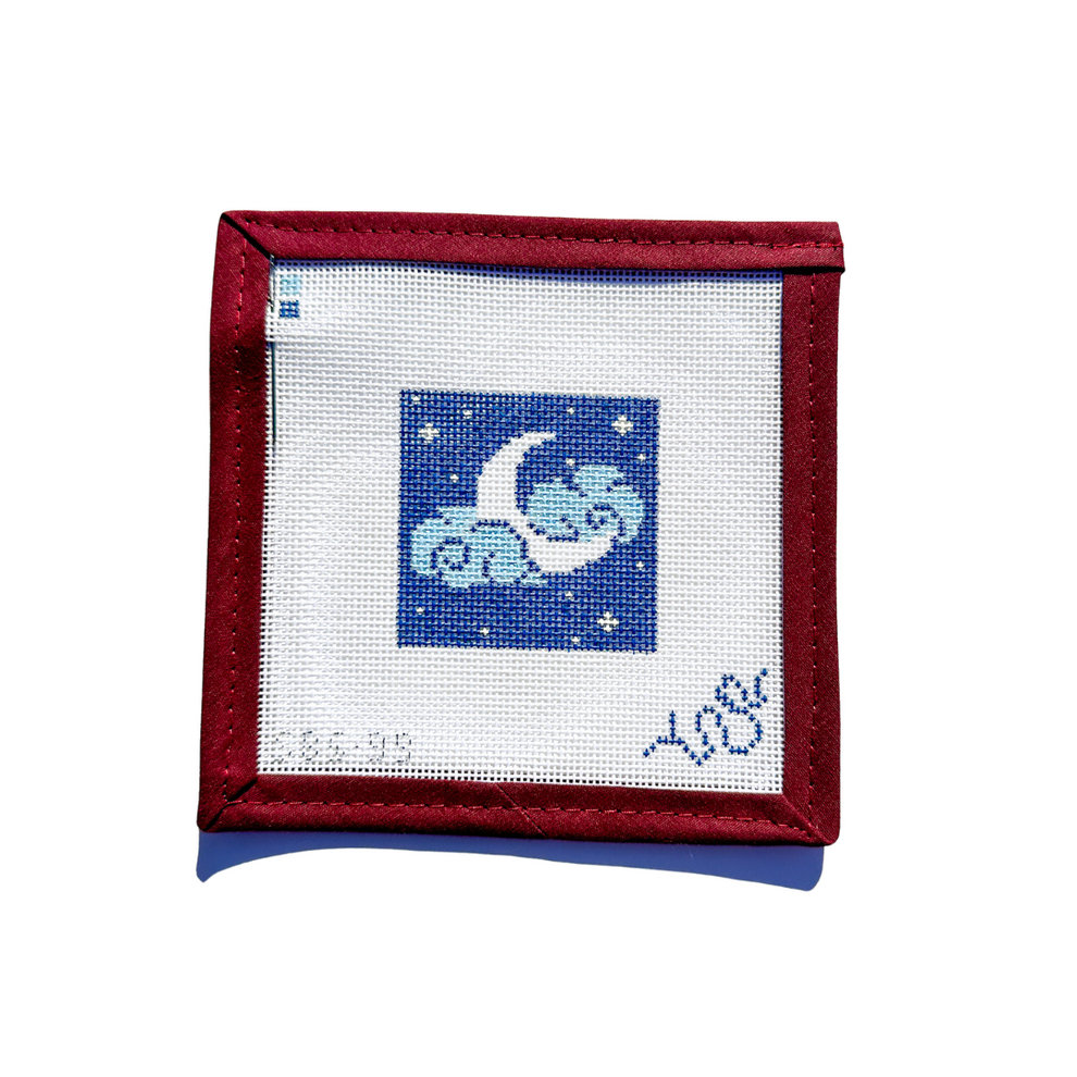 Crescent Moon Mini Needlepoint Kit – Spellbound Stitchery